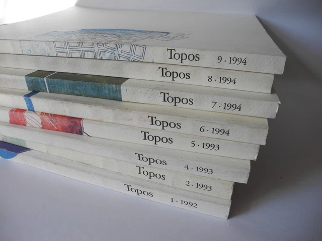 8X TOPOS LANDSCAPE Magazine Editions 1-2 and 4-9 (1992 to 1994) £30.00 ...