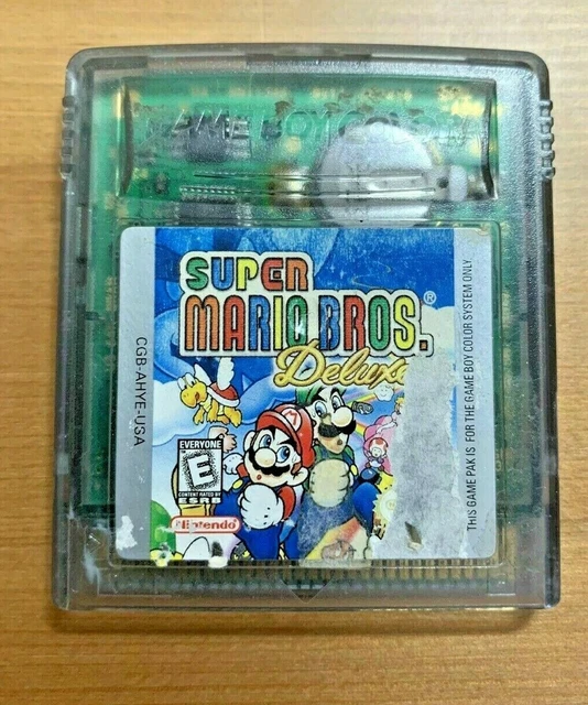 SUPER MARIO BROS. Deluxe (Nintendo Game Boy Color, 1999) autentica ...