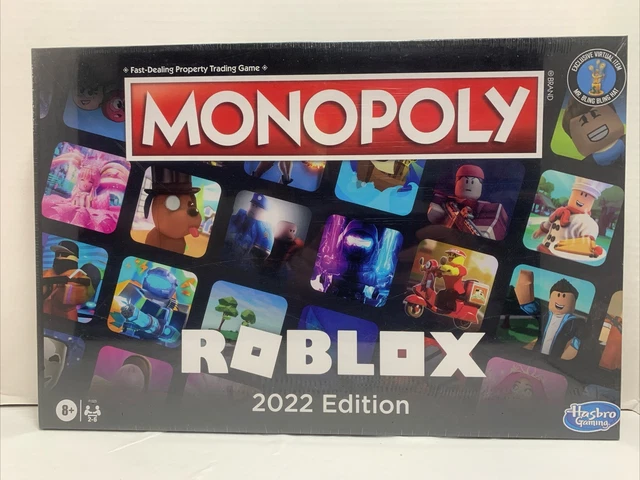 NEW HASBRO GAMING Monopoly: Roblox 2022 Edition Game Monopoly Mr Bling ...