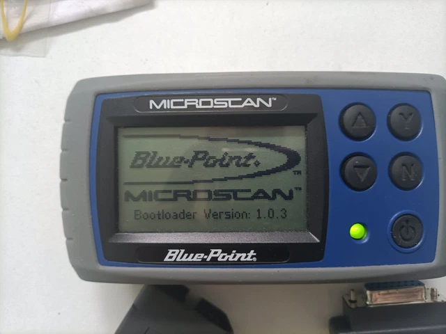 BLUEPOINT MICROSCAN (SNAP-ON ) Diagnostic Reader Kit £150.00 - PicClick UK
