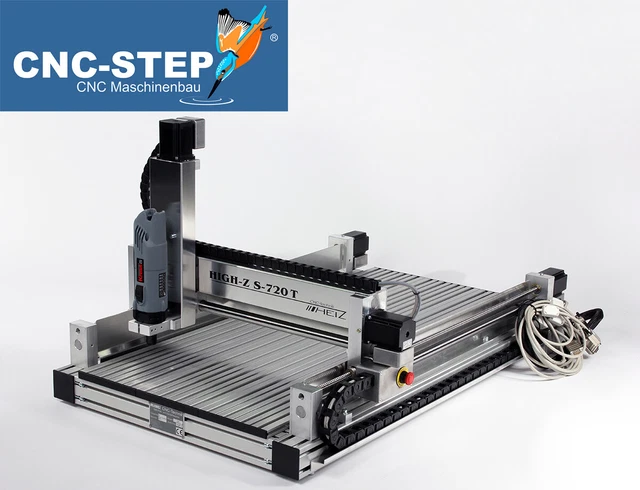 CNC-STEP CNC FRÄSE High-Z S-720/T Modellbau CADCAM 3D Software fräsen ...