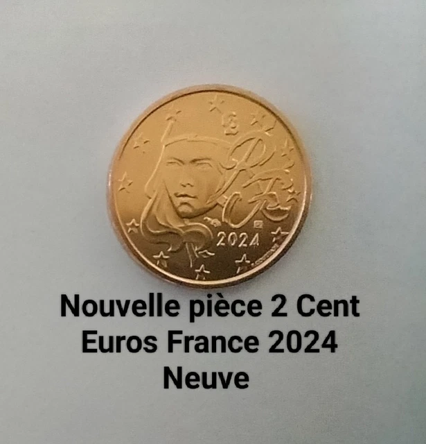 MONNAIE ANNUELLE 2 Cent Euros France 2024 Uncirculated Neuve EUR 2,20 ...
