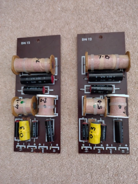 KEF DN12 SP1004 crossovers pair from Kef Concerto speakers £25.00 ...