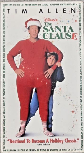 THE SANTA CLAUSE vhs tape tim allen christmas comedy walt disney ...