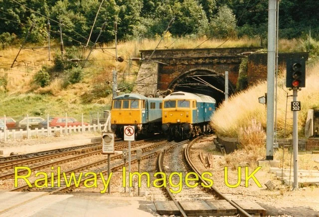 RAILWAY PHOTO -CLASS 86 86222 & 47596 Ipswich Station 1986 £2.00 ...