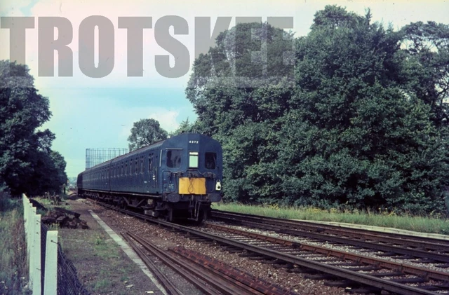 35MM SLIDE BR British Railways Electric EMU Class 4SUB 4372 Worcester ...