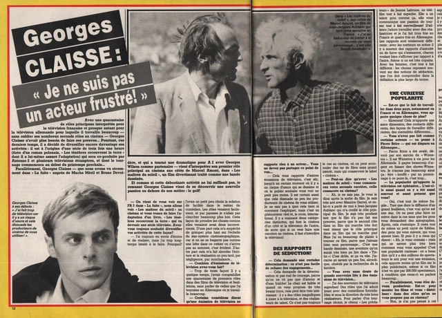 COUPURE DE PRESSE Clipping 1984 Georges Claisse (2 pages) EUR 5,00 - PicClick FR