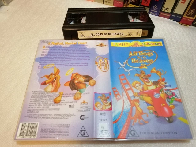 ALL DOGS GO TO HEAVEN # 2 - Rare Australian MGM Home Video Vhs Issue ...