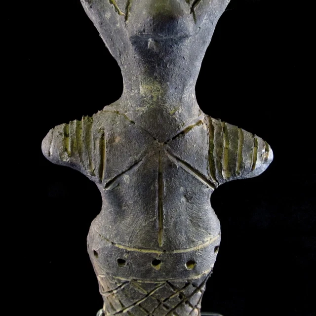 LARGE ANCIENT PALEOLITHIC Neolithic Vinca Idol Goddess ~ Very Rare £ ...