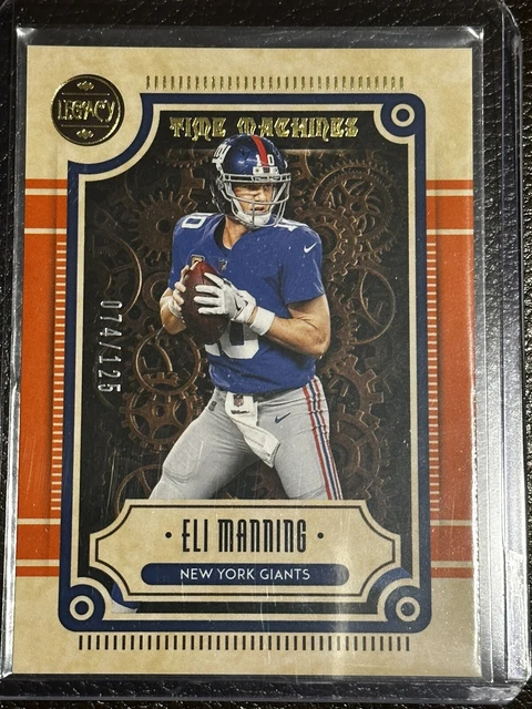 2022 LEGACY TIME Machines Orange /125 #TM-19 Eli Manning - Géants de ...