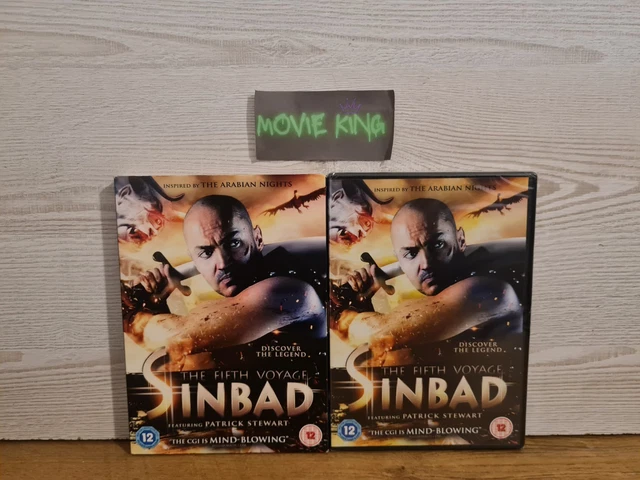 SINBAD - THE Fifth Voyage (DVD, 2014) [NEW & SEALED] Patrick Stewart ...