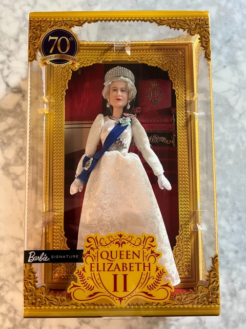 BARBIE SIGNATURE QUEEN Elizabeth II Platinum Jubilee Doll for ...