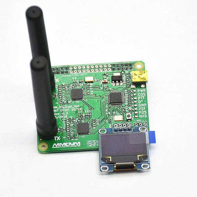 DUPLEX MMDVM HOTSPOT Support P25 DMR D-Star YSF NXDN for Raspberry Pi ...