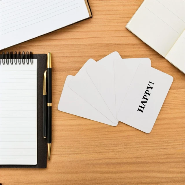 200PCS PRINTABLE FLASHCARDS: Blank White Index Cards - Writable ...