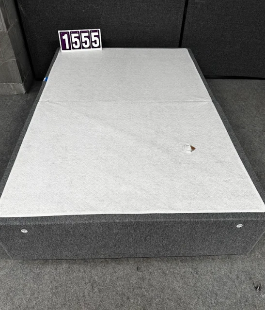 BEAUTY SLEEP SMALL Double 4 Drawer Solid Top Base In Wool Steel £100.00 ...