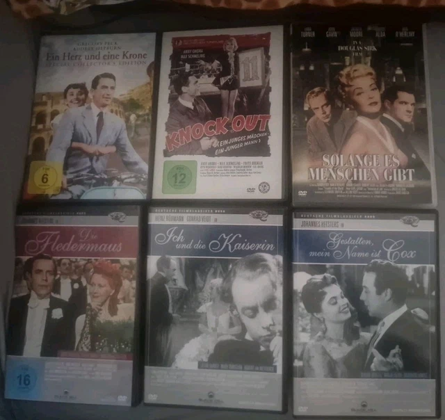 6 SCHÖNE ALTE Filme, DVDs, Ein Herz Und Eine Krone, Solange Es Menschen ...