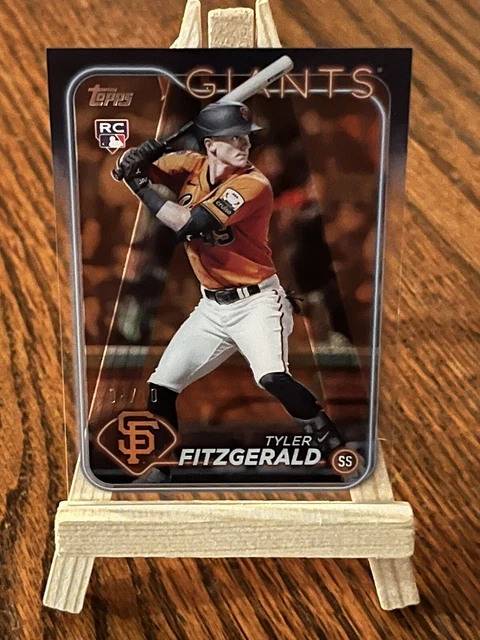 2024 TOPPS ACÉTATE clair Tyler Fitzgerald RC 04/10 SSP San Francisco ...