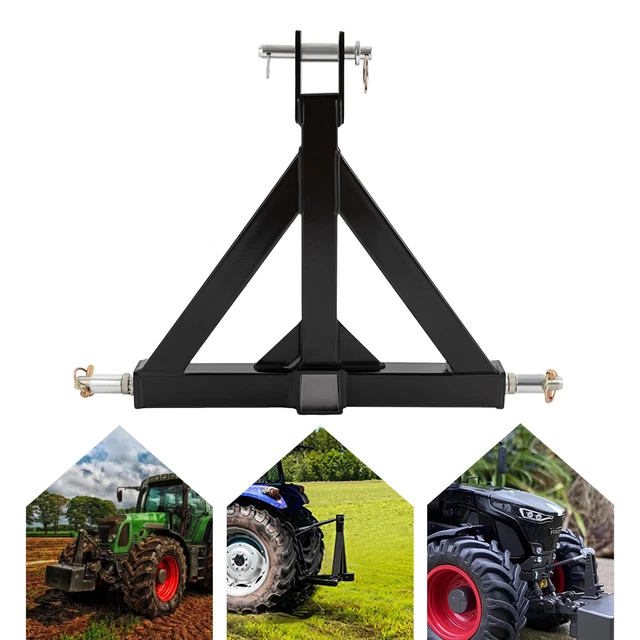 3 POINT LINKAGE TOW HITCH - Compact Tractor Mounted Towing Cat 1 ...