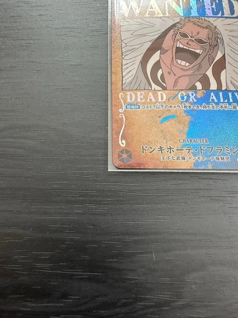 CARTA ONE PIECE - Donquixote Doflamingo ST03-009 SR SP Pilastri della Forza desiderati EUR 30,14 ...