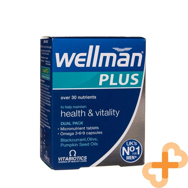 VITABIOTICS WELLMAN PLUS Omega 3-6-9 28 Kapseln 28 Tabletten Vitality ...