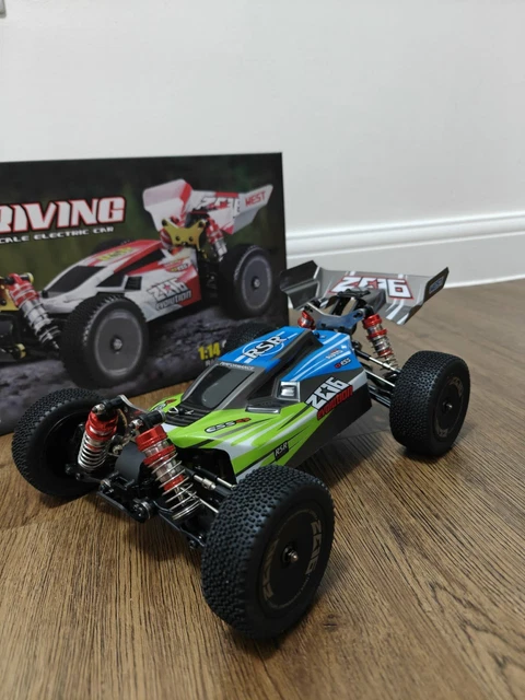 WLTOYS 144001 HIGH Speed 2-Battery RC Car – 1:14 Scale 4WD Off-Road ...