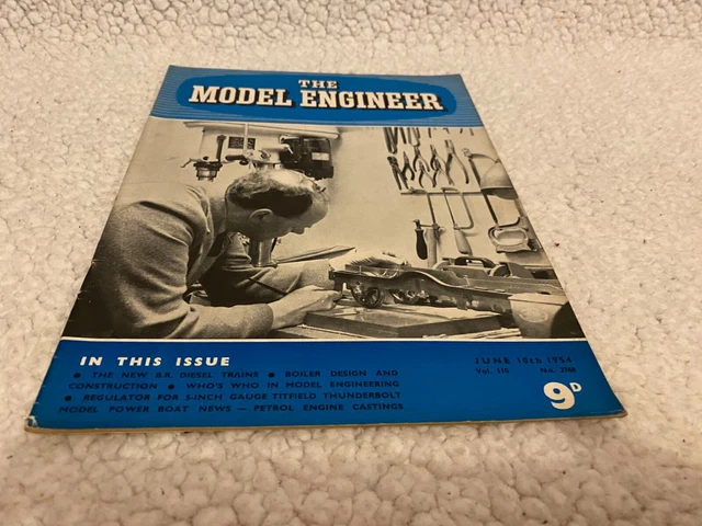 MODEL ENGINEER MAGAZINE #2768 Petrol Engine Castings. B. R. Diesel ...