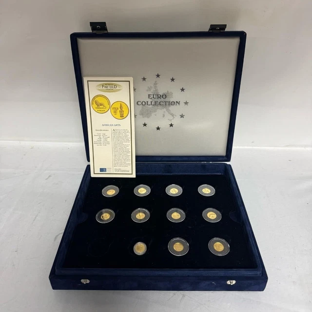 THE EURO COLLECTION Fine Gold Coin Set £1,299.99 - PicClick UK