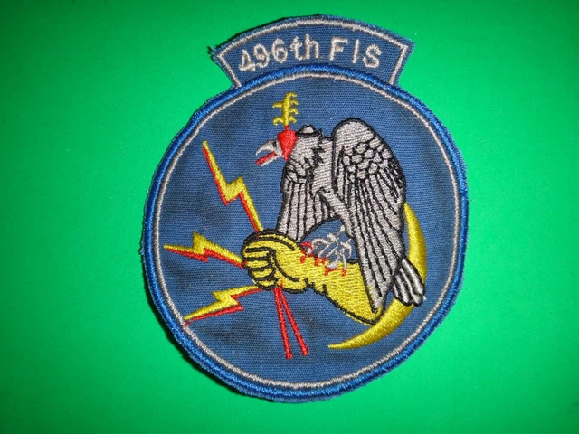 USAF AIR FORCE 496th FIS Fighter Interceptor Squadron Patch EUR 12,66 ...