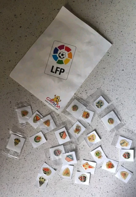 P-GOTAS DE GREFUSA LOGO FUTBOL ESCUDOS PRIMERA Y SEGUNDA DIVISIÓN 2003/ ...