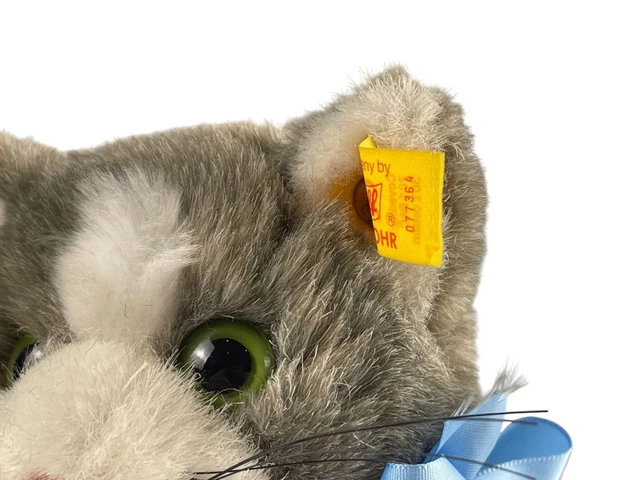 STEIFF ANIMAL CHAT 077364 snuffi 15 cm - excellent état EUR 22,20 ...