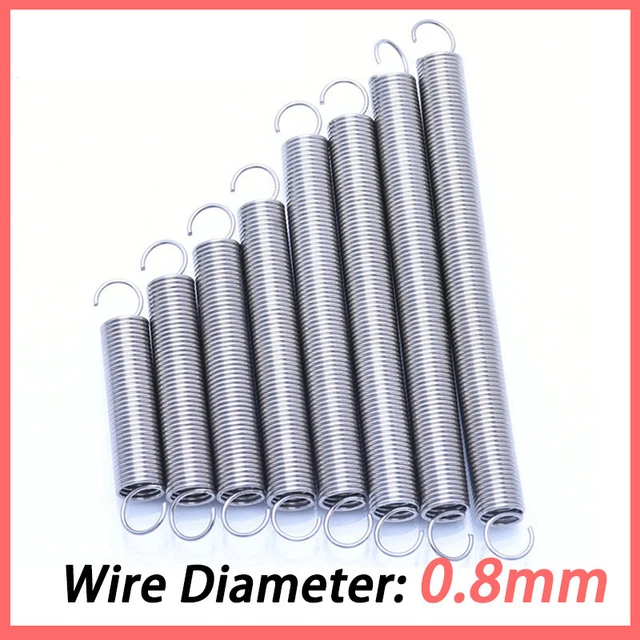 EXPANSION SPRING *WIRE Diameter 0.8mm* Tension Expansion Extending ...
