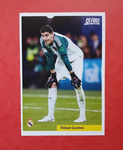 THIBAUT COURTOIS REAL Madrid 2018 Rookie Card So Foot Rare Football ...