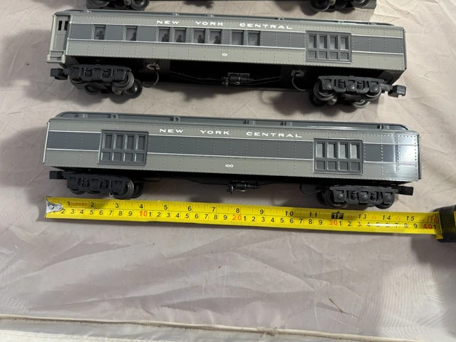 WILLIAMS ELECTRIC TRAINS O Gauge Railway No. 5510 NYC Madison Set of 4 ...