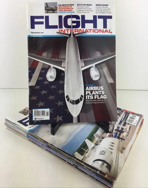 FLIGHT INTERNATIONAL AVIATION Magazine, Illustrated Bundle X11 2012 ...