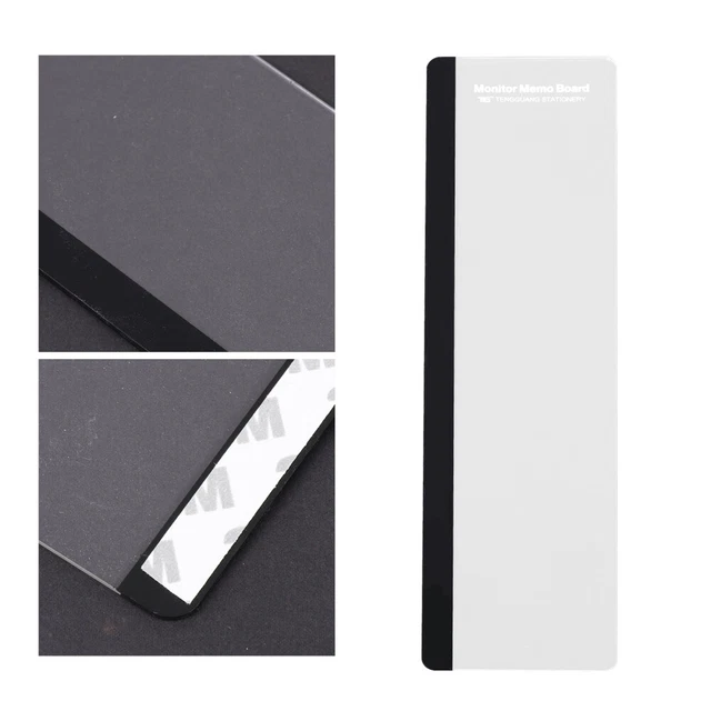 ACRYLIC DISPLAY LABEL Board Work Sticky Notes Tabs Computer Monitors ...