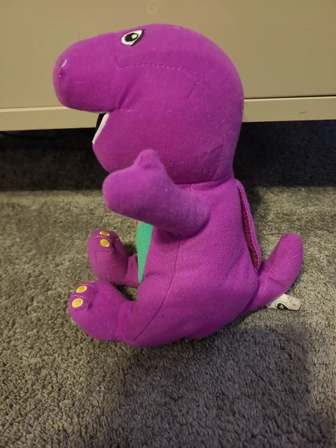 BARNEY THE DINOSAUR Purple Talking Soft Toy Plush 2007 Lyons ...