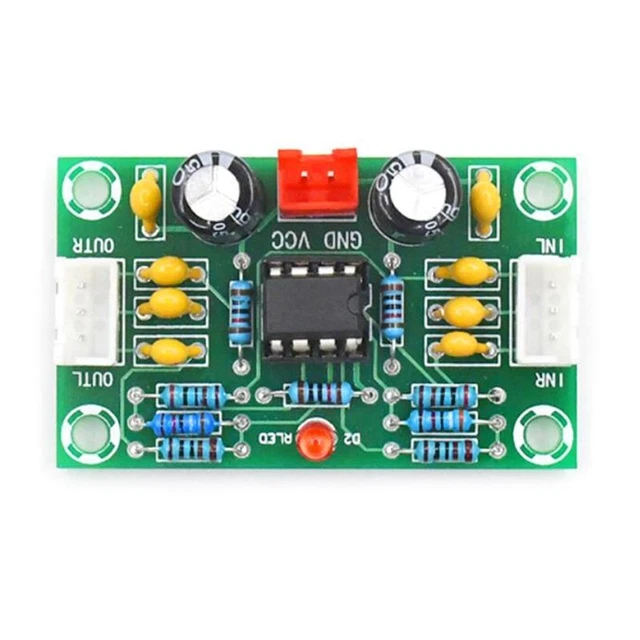 OPERATIONAL PREAMPLIFIER BOARD Module NE5532 Amplifier Front Panel ...