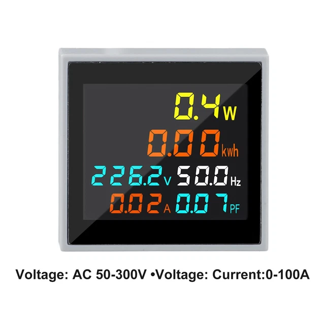 AMMETER POWER METER Voltmeter Ammeter Frequency Inspection Measurement ...