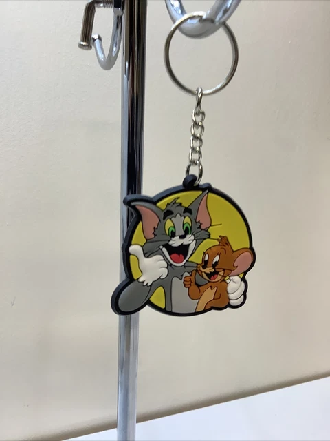 TOM AND JERRY Keyring Retro Bag Clip Key Chain Cat Mouse Cartoon ...