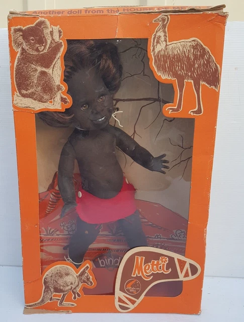 1960S VINTAGE METTI FIRST AUSTRALIAN GIRL VINYL PLASTIC DOLL ALL ...