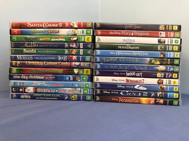 CHILDREN KIDS CHRISTMAS Disney DreamWorks + More 24 DVD Bundle Bulk R4 ...