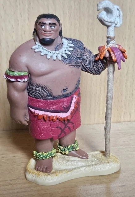 DISNEY MOANA CHIEF Tui Toy Figure Cake Topper 10cm £5.91 - PicClick UK
