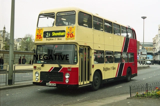 35MM BUS NEGATIVE Brighton & Hove Bristol Vrt Ecw 262 Jwv262W Neg No ...