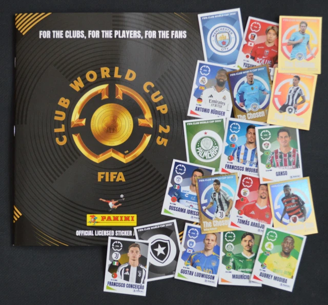 PANINI FIFA CLUB World Cup 2025 Sticker Collection: 389-550 Selection ...