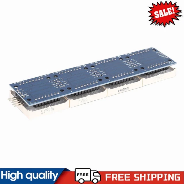 MAX7219 DOT MATRIX Module 8 8 Microcontroller LED Display Module 4 In 1 ...