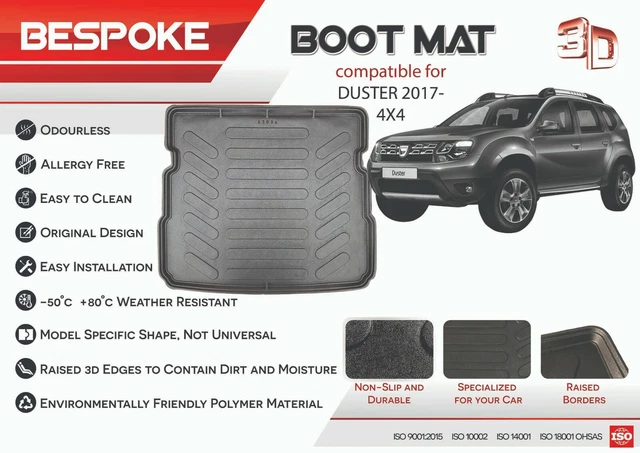 DACIA DUSTER 2017+ 4X4 tailored Rubber Boot Liner Fitted Mat Dog Tray £ ...
