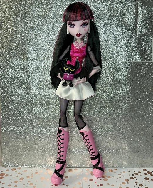 MONSTER HIGH FRIGHTFULLY Tall Draculaura Doll COMPLETE w/ Count ...