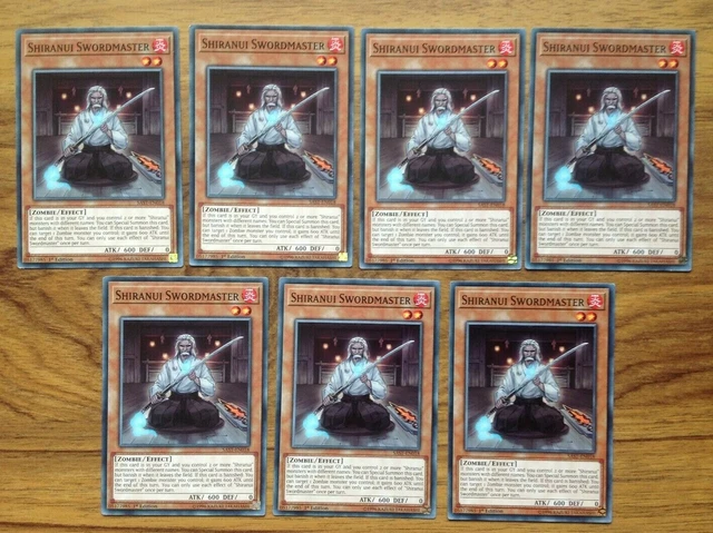 YUGIOH 7 x SAST-EN018 Shiranui Swordmaster 1st Edition . Free Postage £ ...