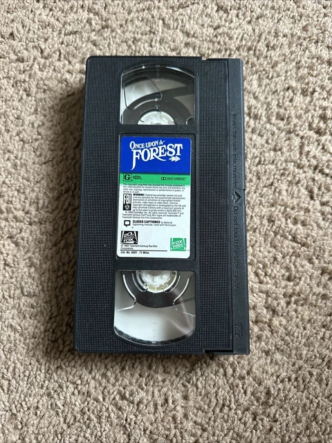 ONCE UPON A Forest (VHS, 1993) £1.20 - PicClick UK
