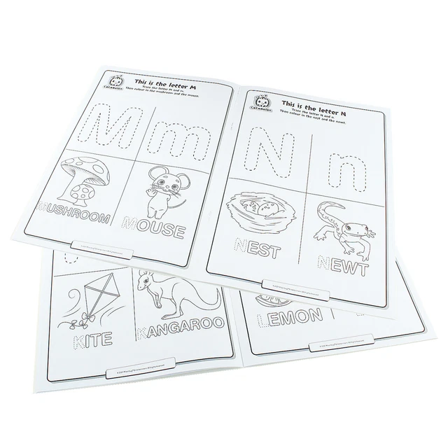 COCOMELON BAMBINI 32 Pagina Libro da Colorare Attività Craft Pad Abc ...